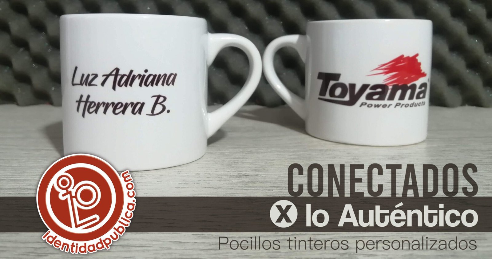 Adquiere tu pocillo tintero personalizado - tel. 313 2333939